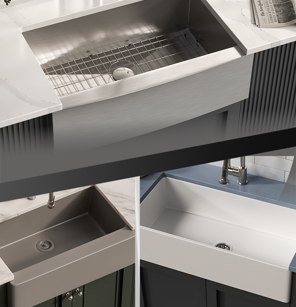 Choosing the Right Material for Your Apron Front Sink – Pelican Sinks